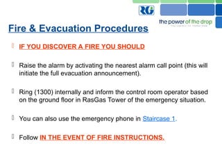 Fire evacuation procedures for HIGHRISE Fire Wardens.ppt