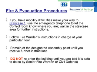Fire evacuation procedures for HIGHRISE Fire Wardens.ppt