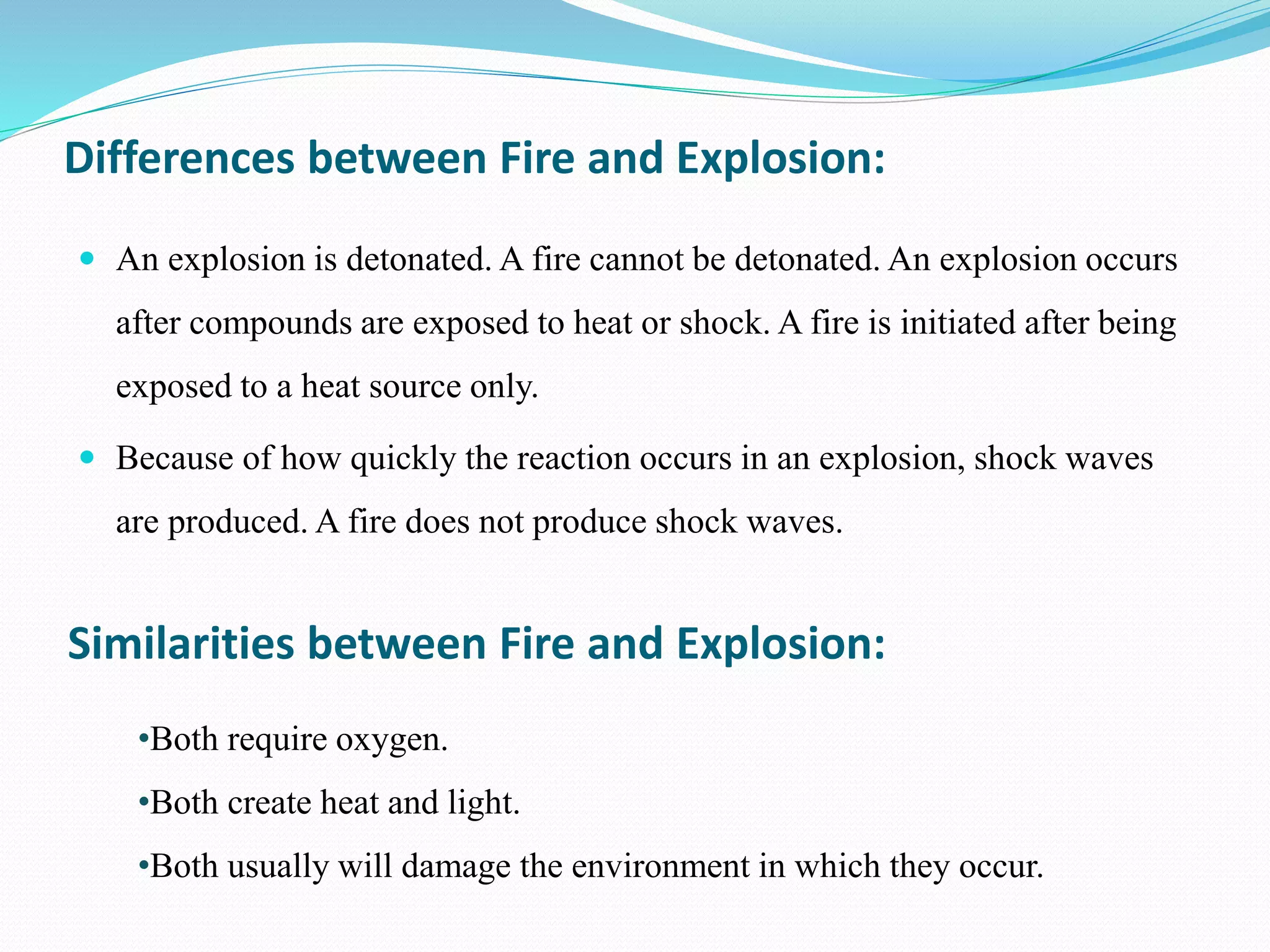 Fire & explosion hazards in welding -Safety | PPTX