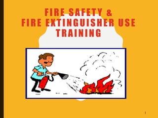 How to Use the Fire Extiguisher Training slide.ppt | Chemistry | Science