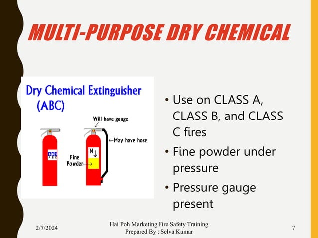 How to Use the Fire Extiguisher Training slide.ppt | Chemistry | Science