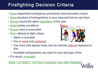 Fire Fighting Training for Facility Professionals | PPT