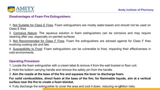 Fire Extinguishers, m pharma, process chemistry | PPTX