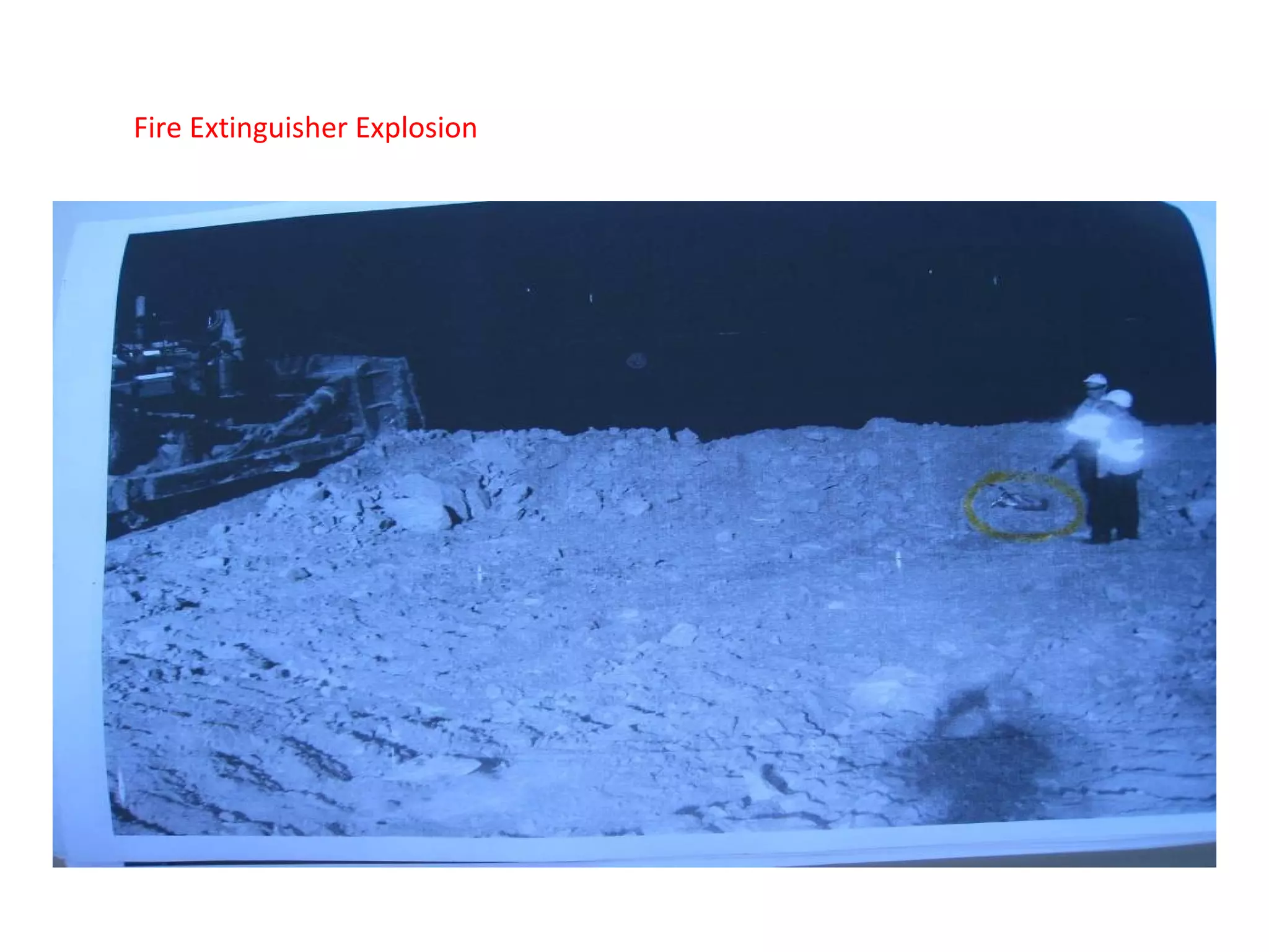 Fire extinguisher explosion | PPT