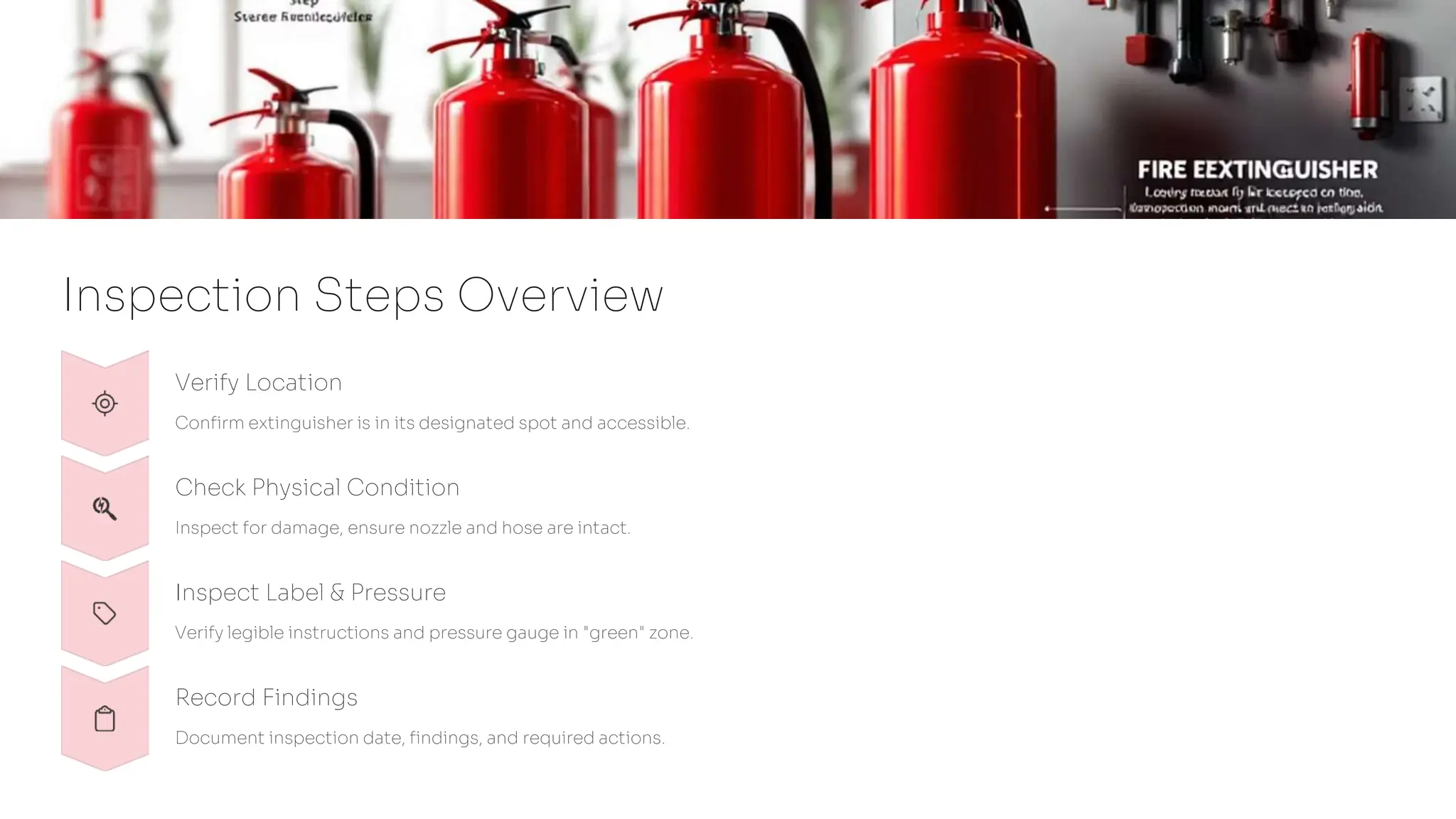 Fire Extinguisher Inspection Checklist eAuditor Audits & Inspections | PDF