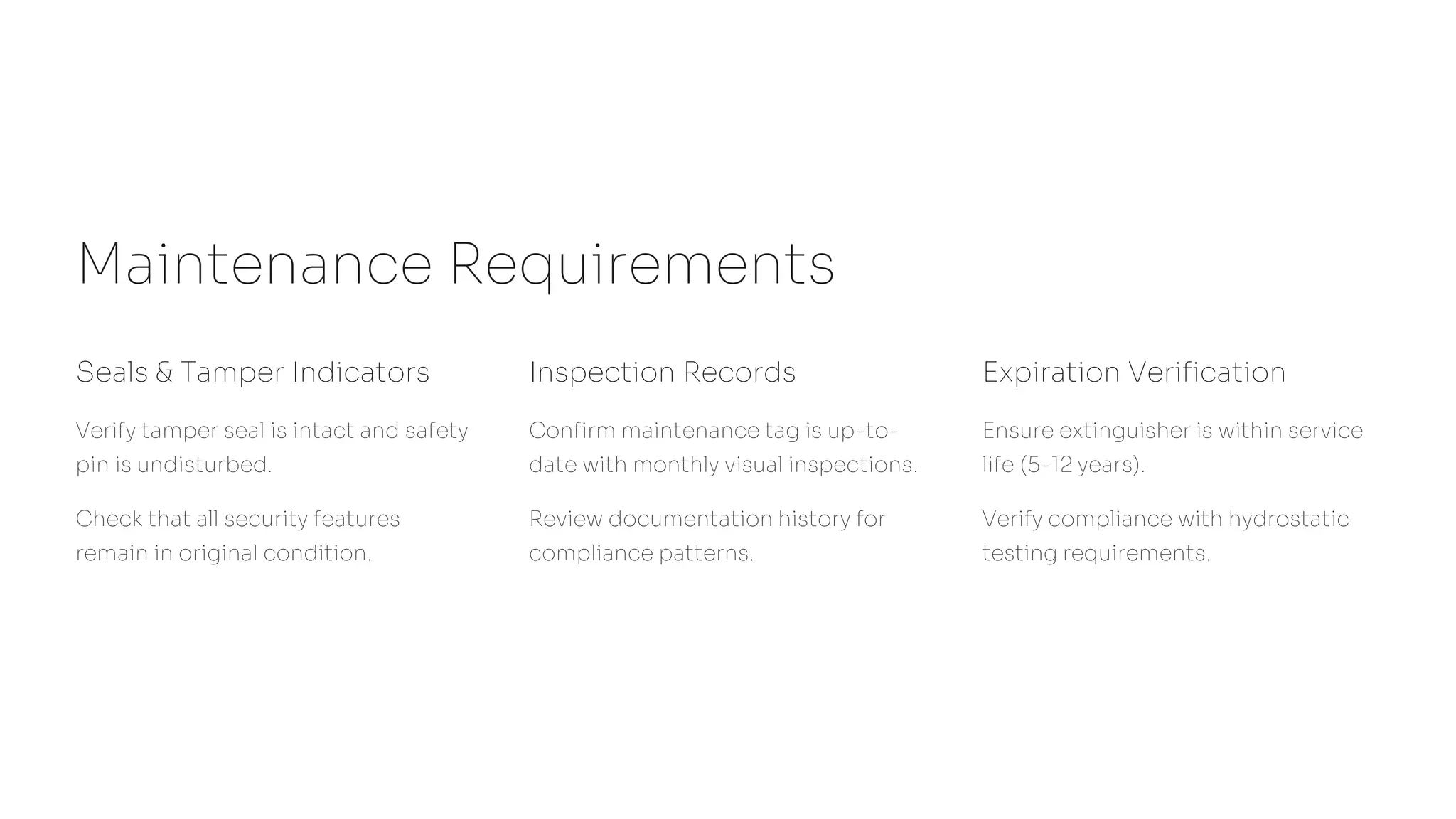 Fire Extinguisher Inspection Checklist eAuditor Audits & Inspections | PDF