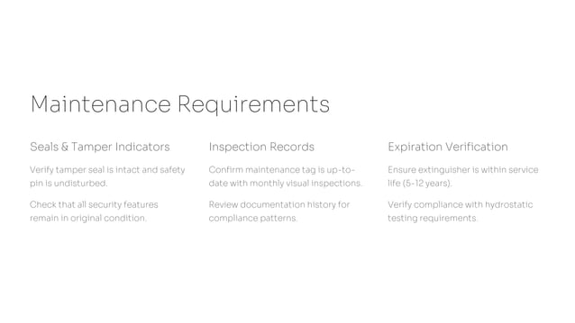 Fire Extinguisher Inspection Checklist eAuditor Audits & Inspections | PDF