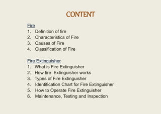 Fire extinguisher micronova presentation | PPTX