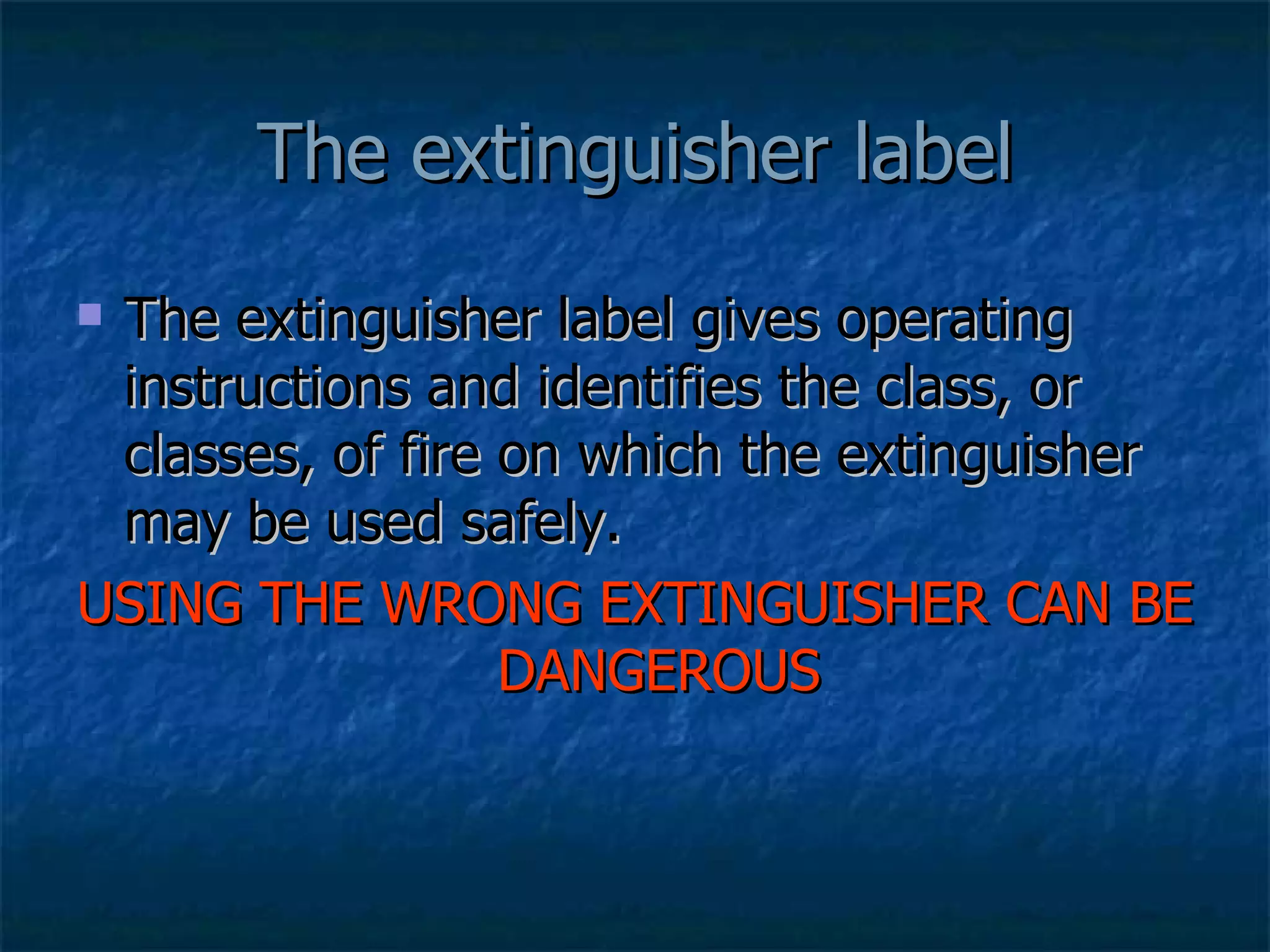 Fire & Extinguishers | PPT