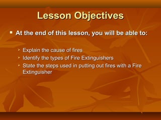 Fire extinguishers-testing | PPT
