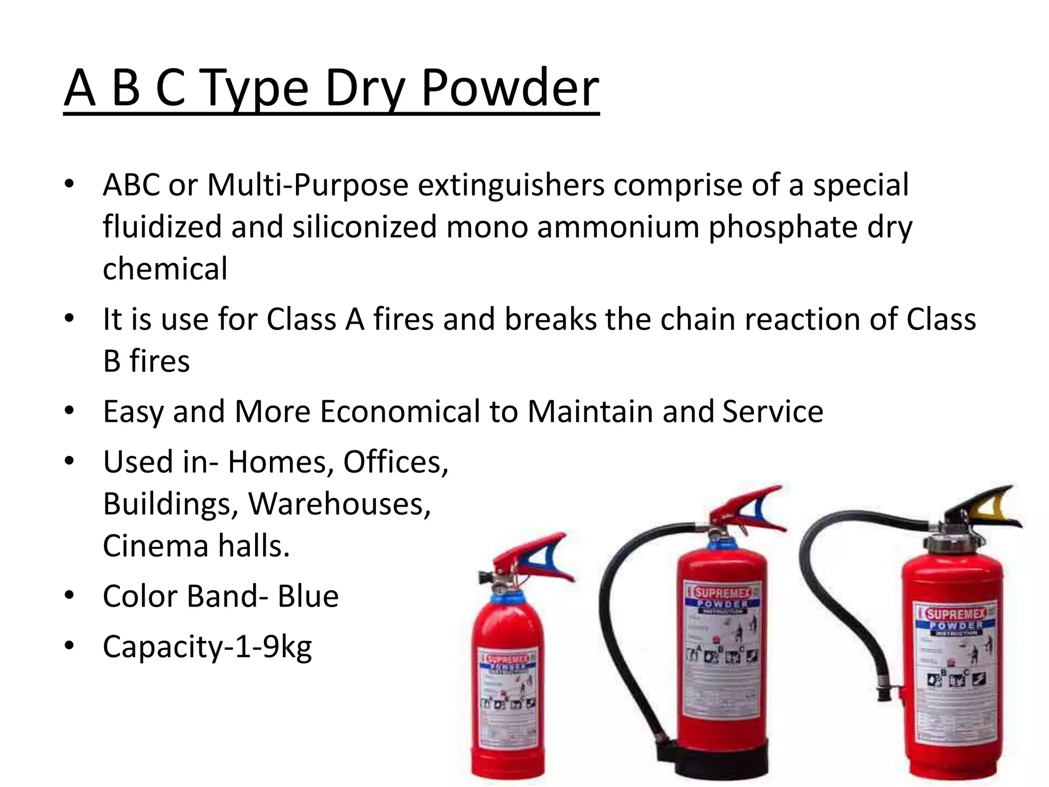 Fire Extinguishers | PPTX