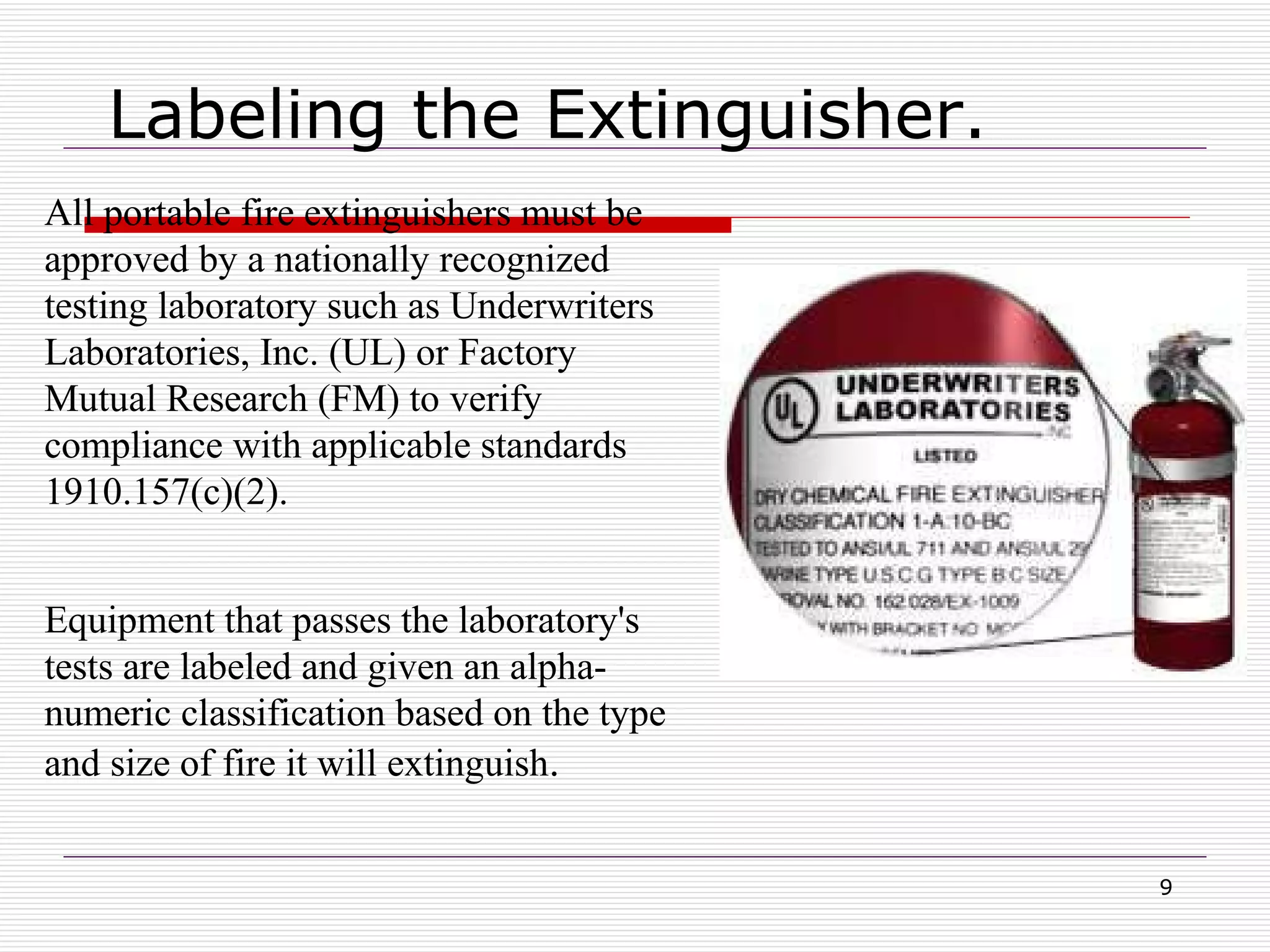 Fire Extinguisher Safety Training | PPT