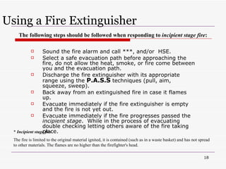 Fire Extinguisher Safety Training | PPT