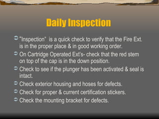 05. Fire Suppression Systems and how to control | PPT