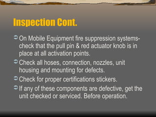 05. Fire Suppression Systems and how to control | PPT