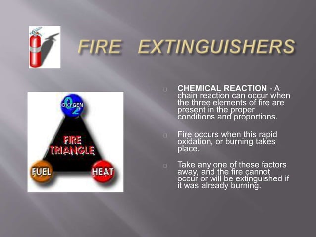 Fire extinguishers training for the general public | PPTX | Chemistry ...