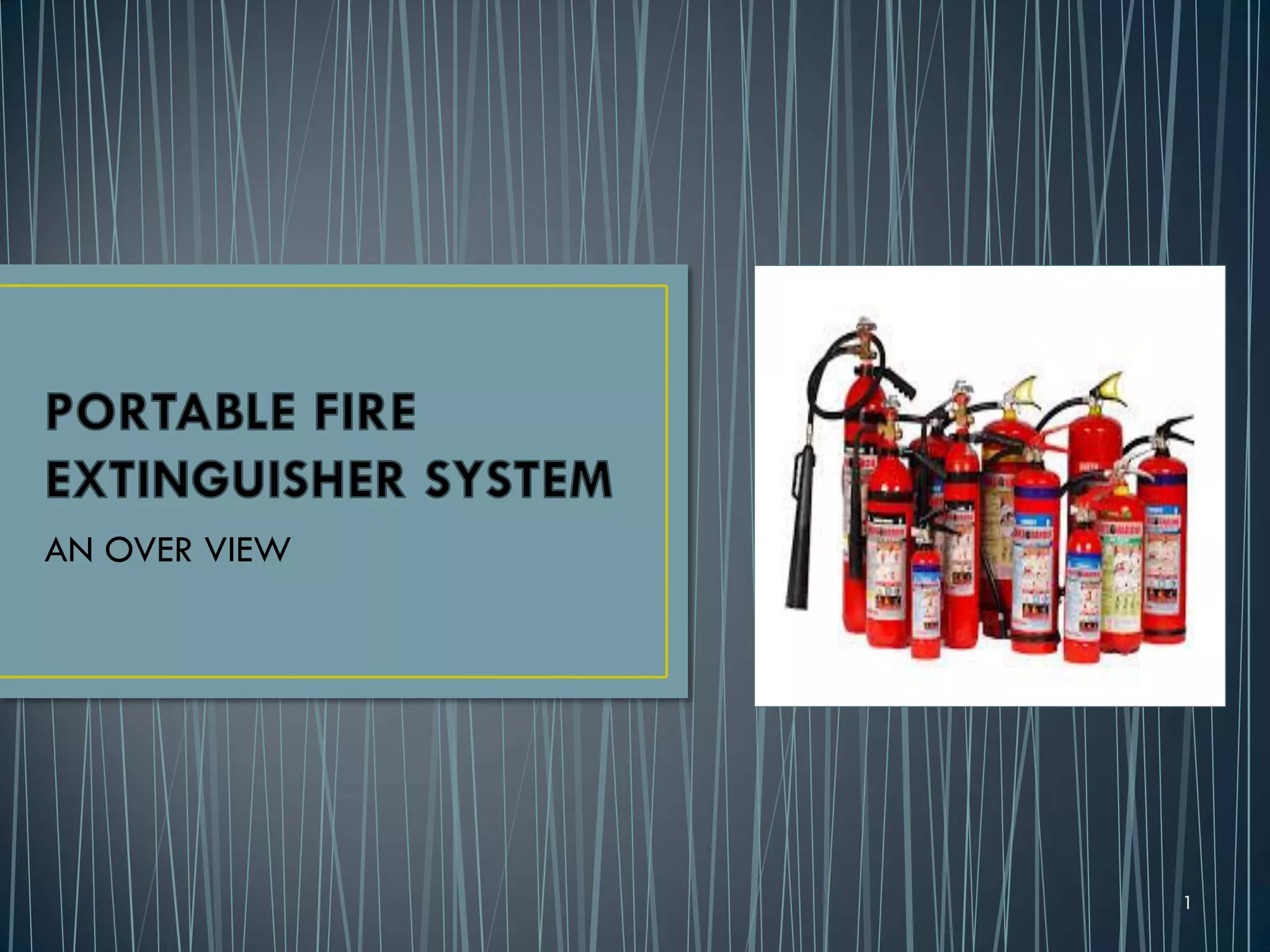 Potable Fire extinguisher | PPT