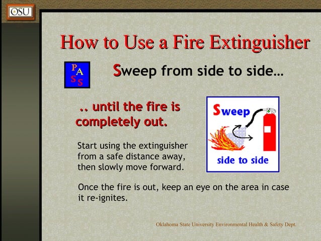 Fire extinguisher training | PPT | Indoor Environmental Quality | Home ...