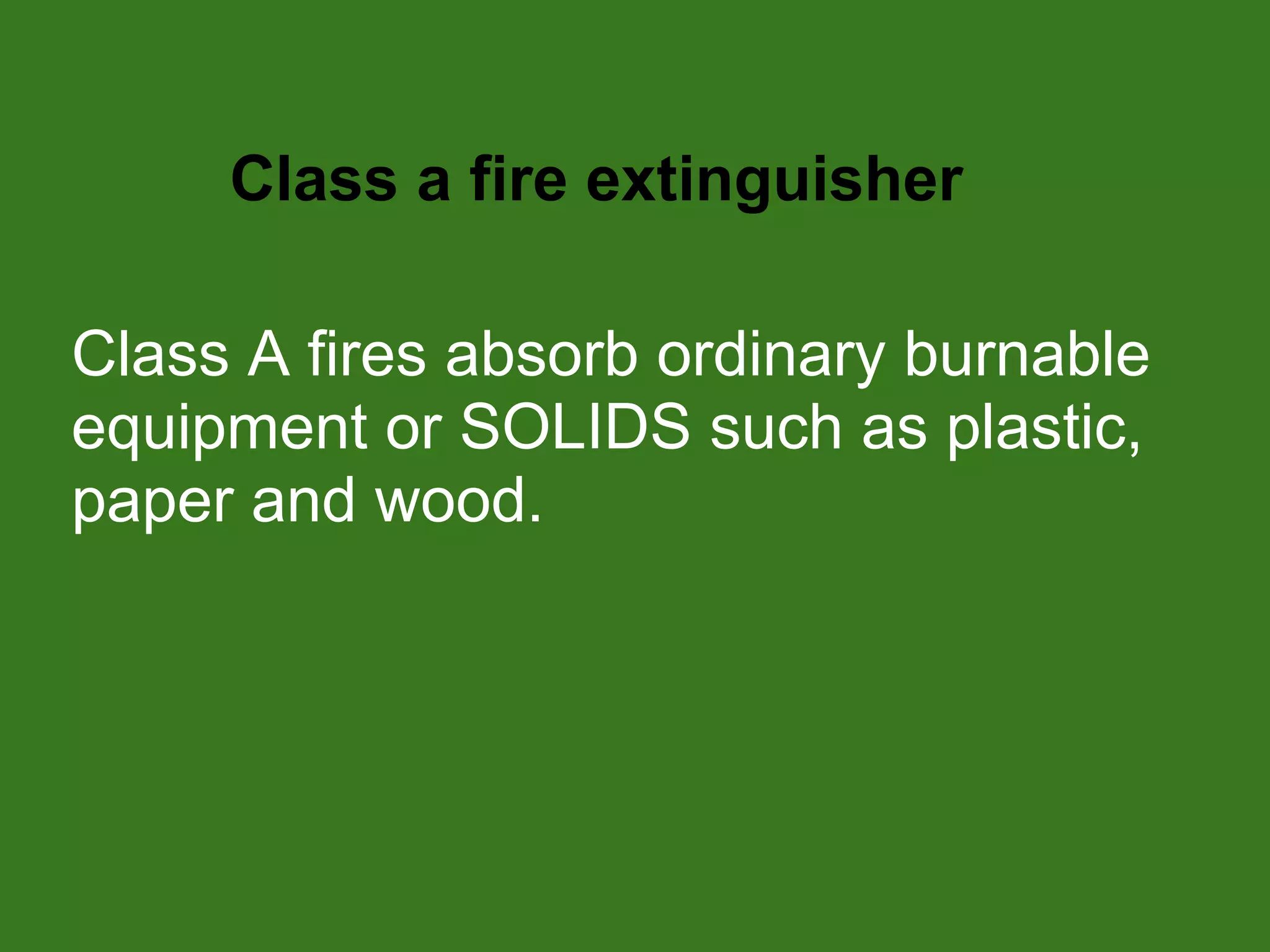 Fire extinguisher training | PDF