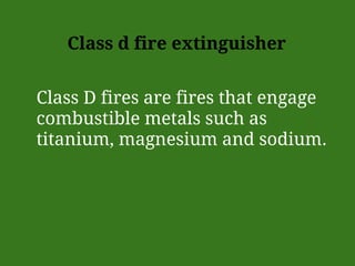 Fire extinguisher training | PDF