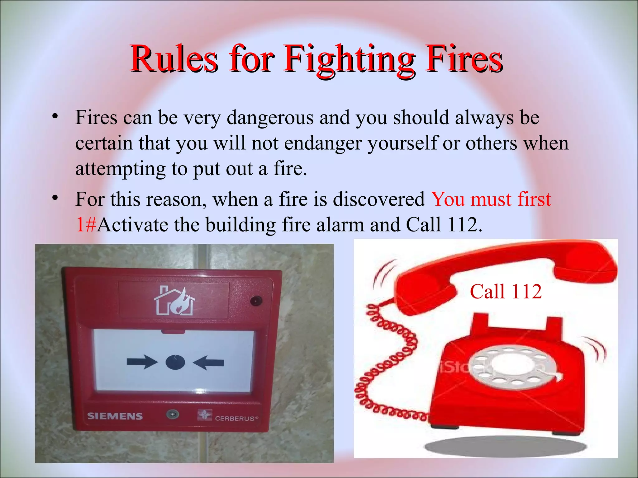 Fire extinguisher training | PPT