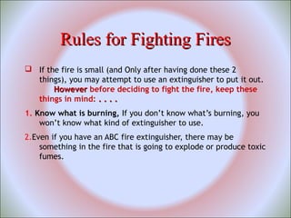 Fire extinguisher training | PPT
