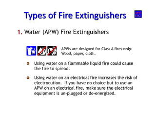 Fire extinguisher training | PPT
