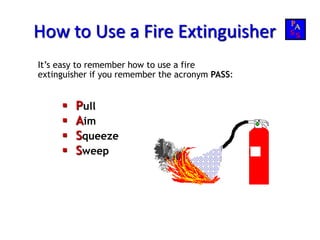 Fire extinguisher training | PPT