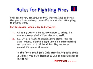 Fire extinguisher training | PPT