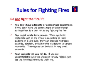 Fire extinguisher training | PPT