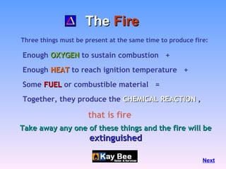 kay bee Fire extinguisher training3 | PPT