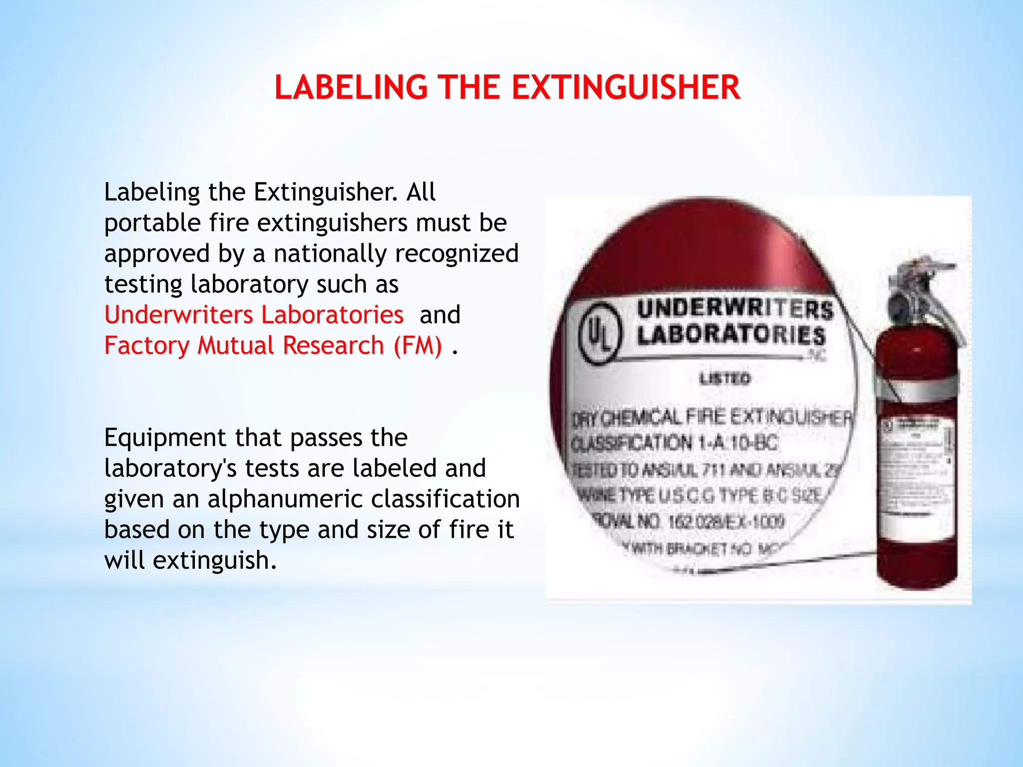 Fire extinguisher | PPTX