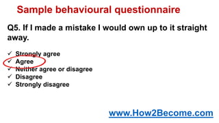 Firefighter Behavioural Questionnaire Questions and Answers | PPTX