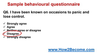Firefighter Behavioural Questionnaire Questions and Answers | PPTX