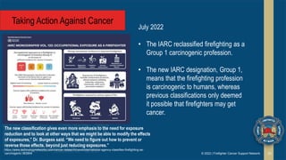 Firefighter Cancer module 1. Cancer Prevention | PPTX
