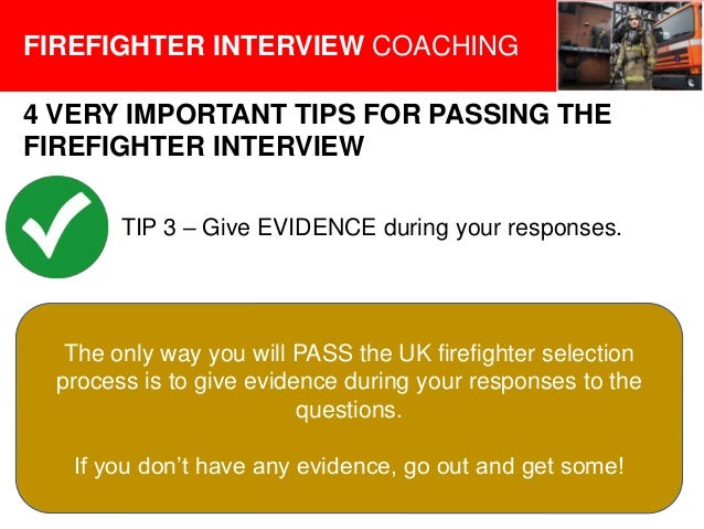 Firefighter Interview Questions and Answers