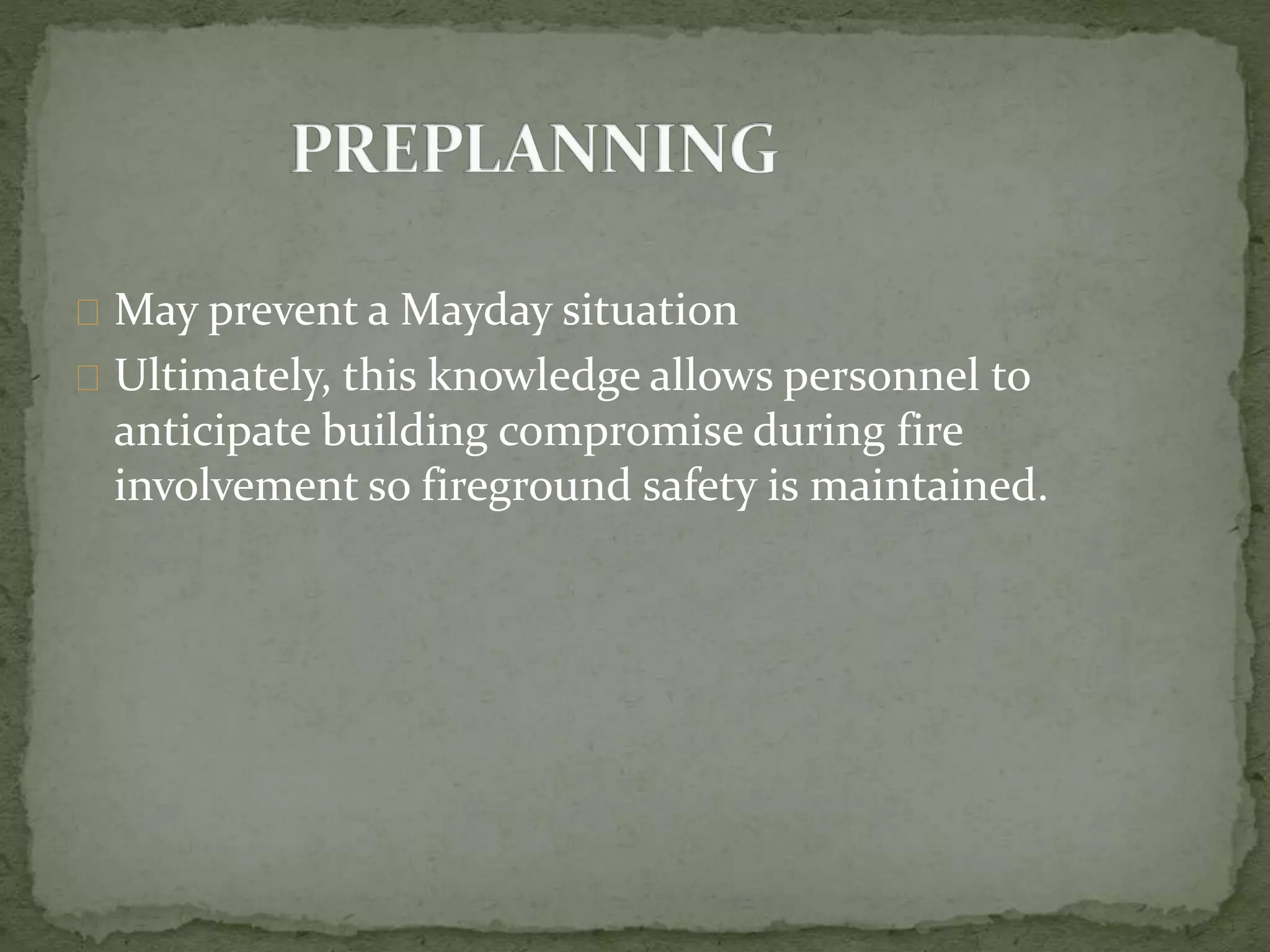 Firefighter survival awareness | PPTX