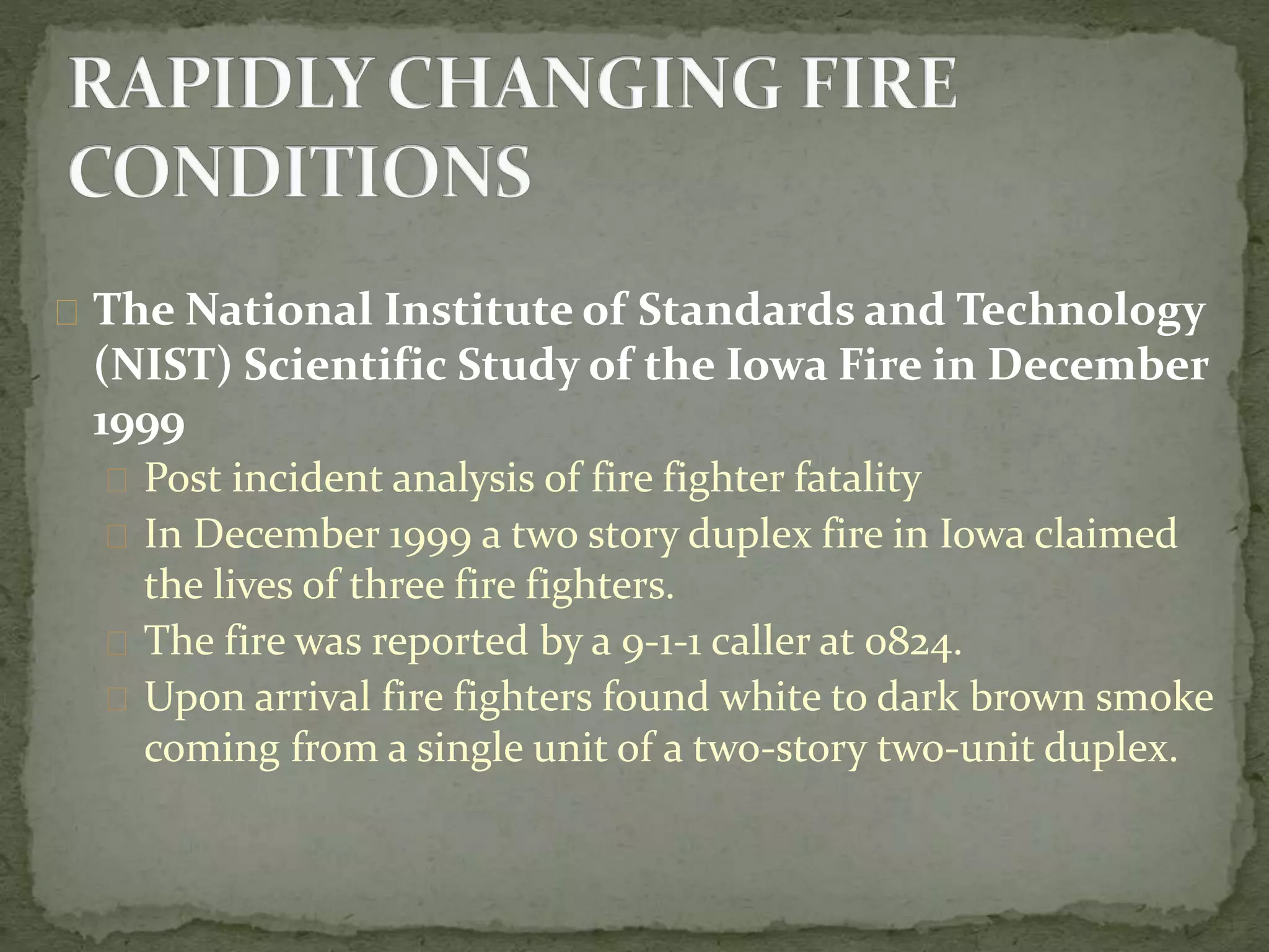 Firefighter survival awareness | PPTX