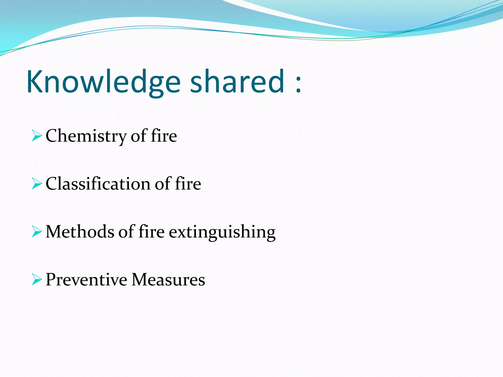 Fire fighting | PPTX