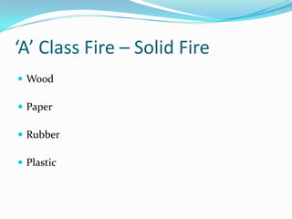 Fire fighting | PPTX