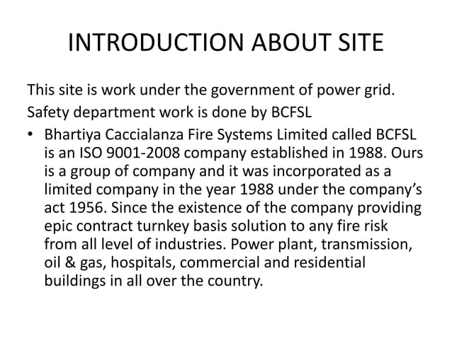 FIRE FIGHTING PRESENTATION | PPTX