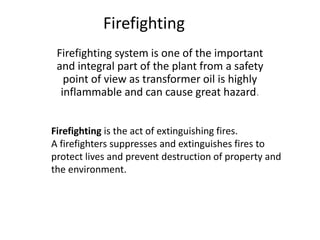 FIRE FIGHTING PRESENTATION | PPTX