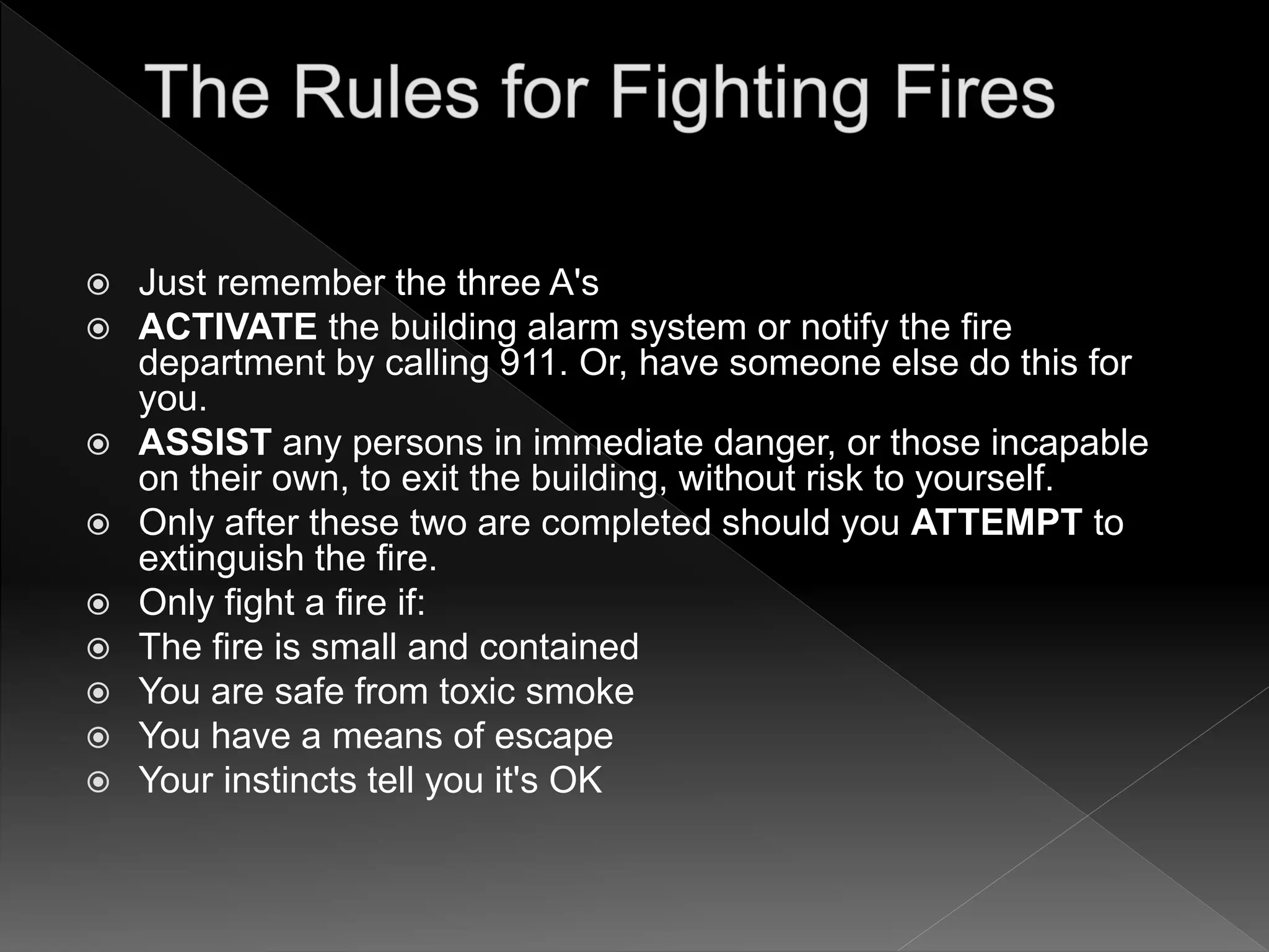 Fire fighting | PPTX