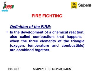Fire fighting | PPT