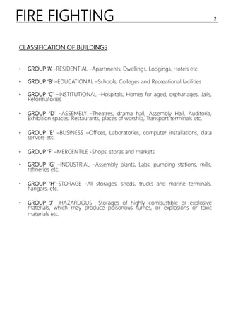 Fire fighting | PPTX