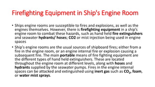 fire fighting and fire extinguishing systems .pptx | Sailing | Sports