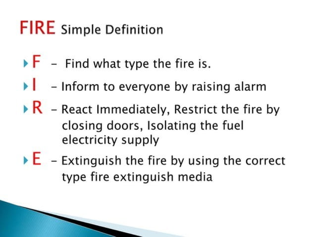 Lecture on Firefighting Power Point Presentation | PPTX