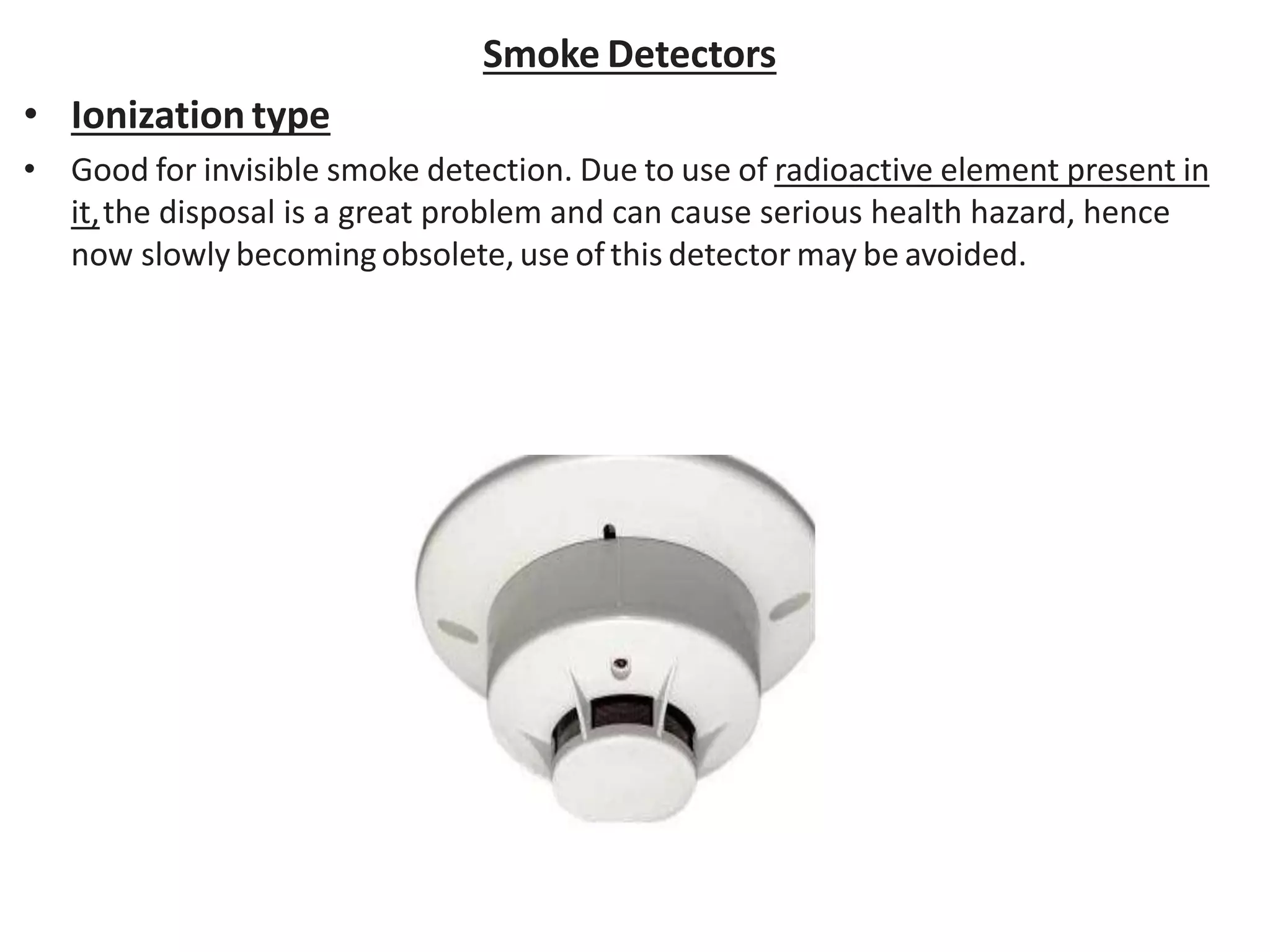 Fire Protection System - Automatic Fire Detectors | PPTX