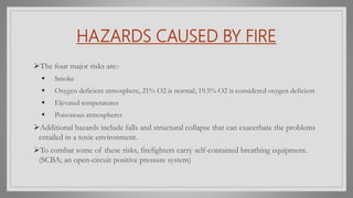 Fire fighting and fire resistant rating | PPTX