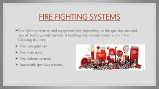 Fire fighting and fire resistant rating | PPTX